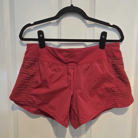 lululemon athletica | Shorts | Lululemon Dark Red Running Shorts ...